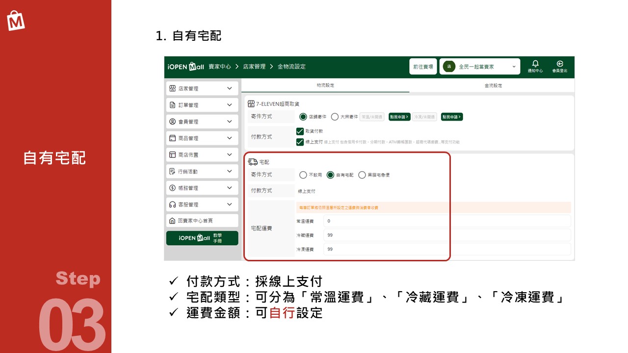 開店流程 - iOPEN Mall