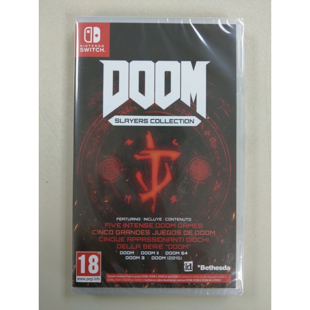 NS全新現貨不用等 Doom 毀滅戰士殺手典藏版 中英文歐版（內建中文）Switch - Switch夢之國電玩城