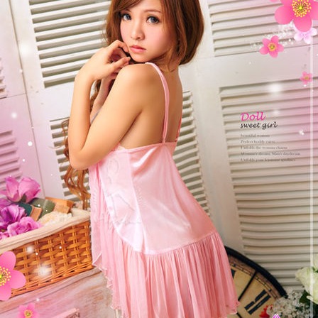 星光密碼 側開襟二件式薄紗裙擺情趣性感睡衣i006 - 星光密碼 睡衣專賣 - iOPEN Mall