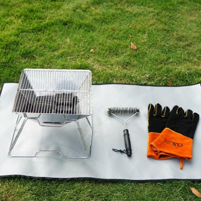 【🔥台灣24H出貨🔥】CLS防火布送收納袋 矽膠塗層防火布 玻璃纖維阻燃布 焚火台隔熱墊 燒烤隔熱墊【CP057】 - 價格讚 - iOPEN Mall