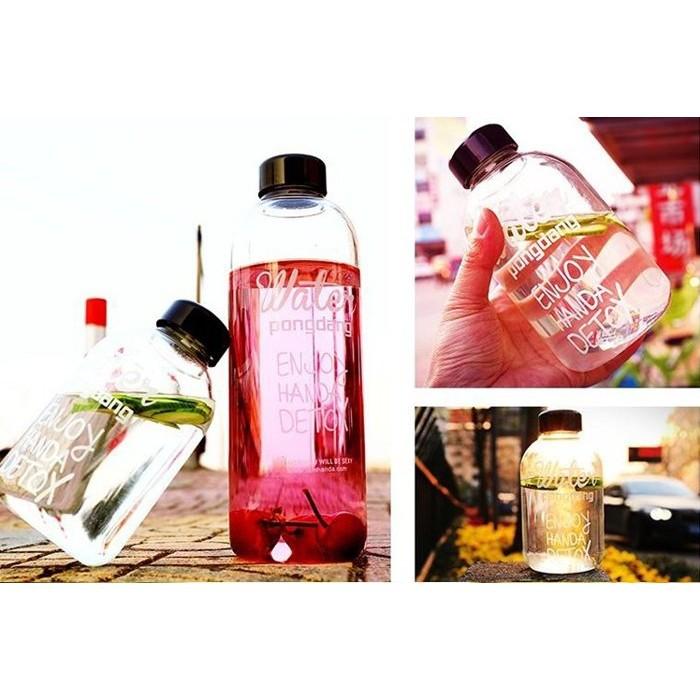 【🔥台灣24H出貨🔥】水杯 水瓶 玻璃杯 透明水杯 創意水瓶 隨身杯隨行杯 600ml 【RS452】 - 價格讚 - iOPEN Mall