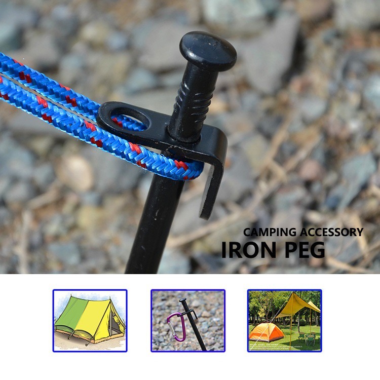 【工廠直營 台灣出貨】強硬版 大黑釘 營釘 9mm 戶外 大黑釘 露營 地釘 露營用品【CP006】 - 【94批發】ins 北歐風 家居生活 ...