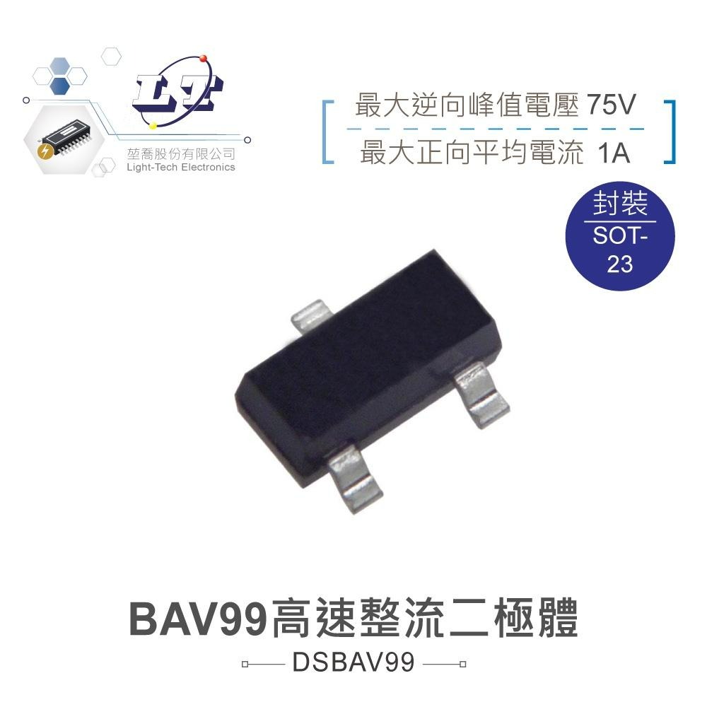 『聯騰．堃喬』高速 整流 二極體 BAV99 快速 最大逆向峰值電壓75V 最大正向平均電流1A SOT-23 - 聯騰 & 堃喬 Oget ...