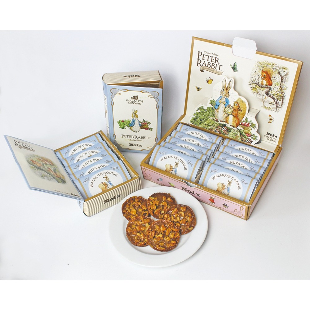 日本🇯🇵代購🌟 Noix 彼得兔核桃酥餅 Peter Rabbit 松鼠堅果餅乾 日本限定伴手禮/禮盒S0086 - yuni23.tw