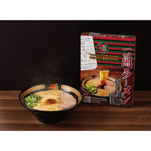 現貨在台 下標秒出 12/9剛到貨 一蘭拉麵-博多細麵(直條麵) (129g * 5入)最新效期 - 捷登食品代購