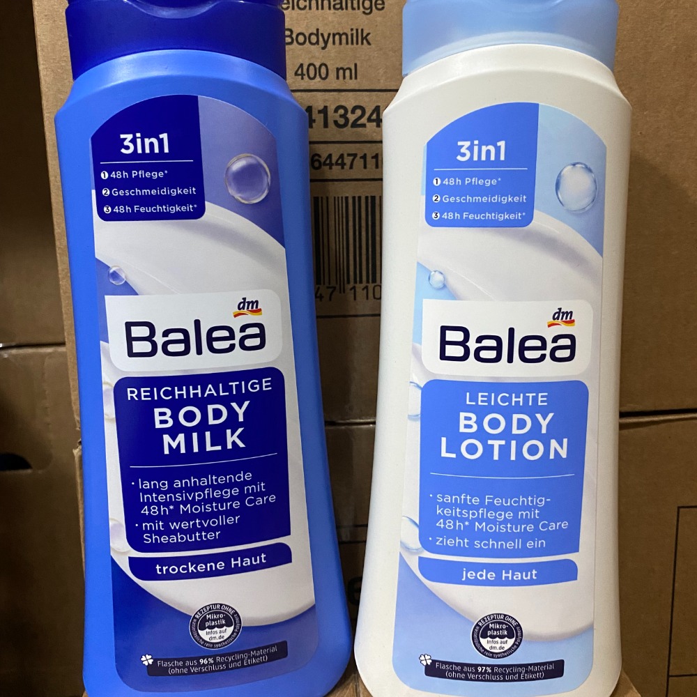 德國 Balea 芭樂雅 乳木果油 保濕身體乳 400ml 乳液 保濕乳液 牛奶身體乳液 保濕 滋潤 - HANQI COSMETIC