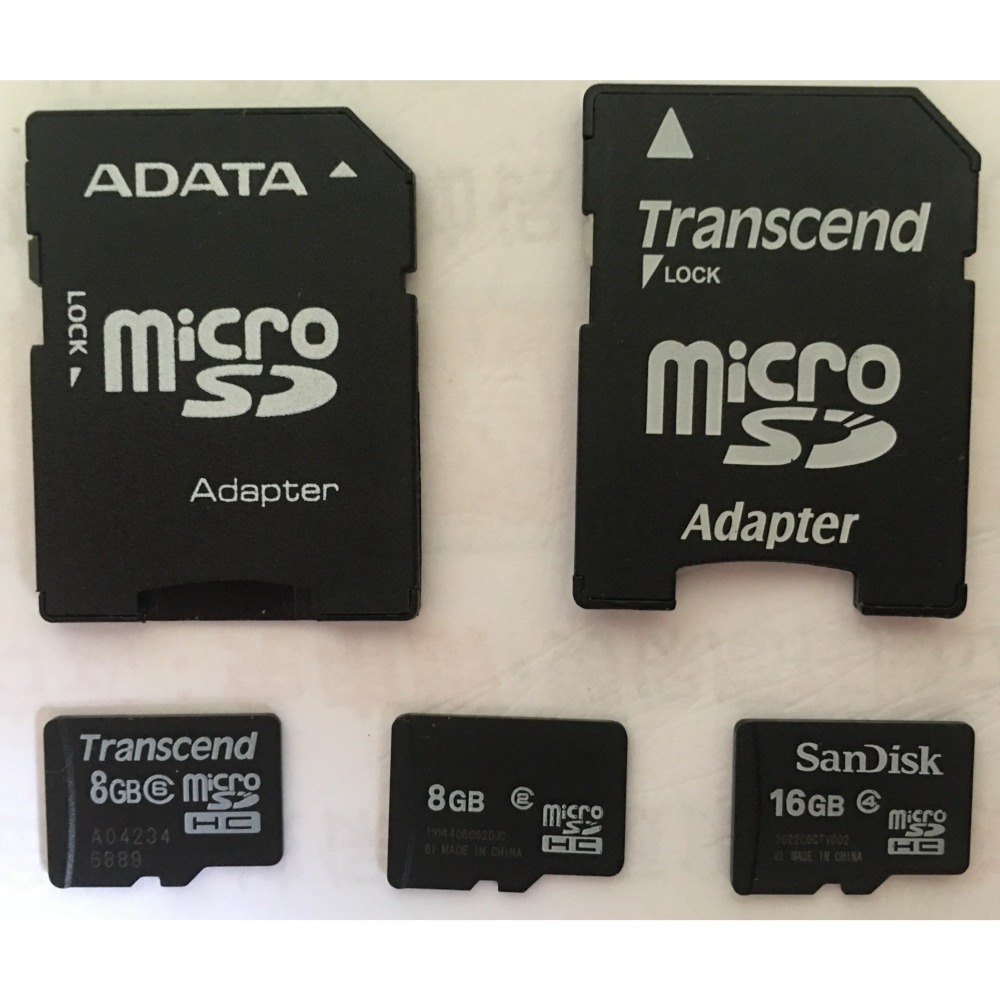 Transcend Sandisk micro sd 8g16g 記憶卡 轉卡 - 業餘賣場