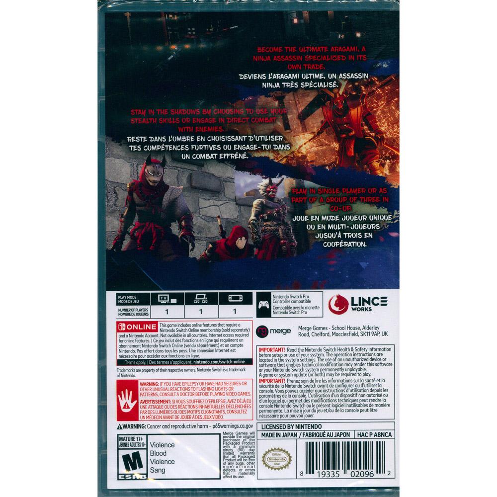 【一起玩】NS SWITCH 荒神2 英文美版 Aragami 2 - 一起玩電玩數位館(PS5.PS4.SW.SW2遊戲片與周邊專賣店) - iOPEN Mall