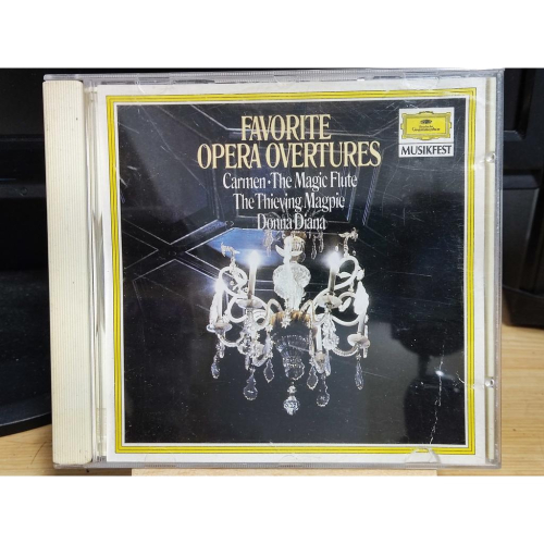 二手CD-Favorite Opera Overtures carmen the magic flute - 雙圓圈S - iOPEN Mall