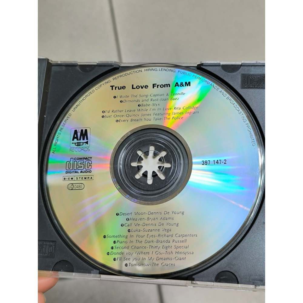 二手CD-True love from A&M 寶麗金 DONDE VOY 冥河合唱團 裸片 CN3525110 - 雙圓圈SS - iOPEN Mall