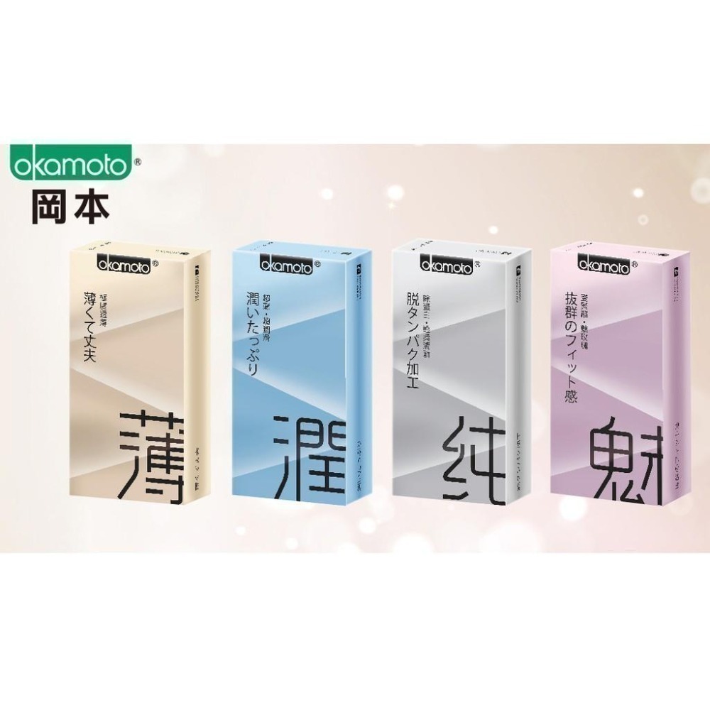 岡本 保險套 002 003系列 白金 001 RF/Skinless Skin 輕薄系列 衛生套 city 大黑馬 - 幸福商店 - iOPEN Mall