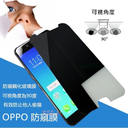 OPPO R9s / R9 Plus / R9s Plus 防窺 玻璃貼 防窺膜 鋼化玻璃 玻璃膜 鋼化膜 貼膜 保貼 - RSE 3C 手機配件 - iOPEN Mall