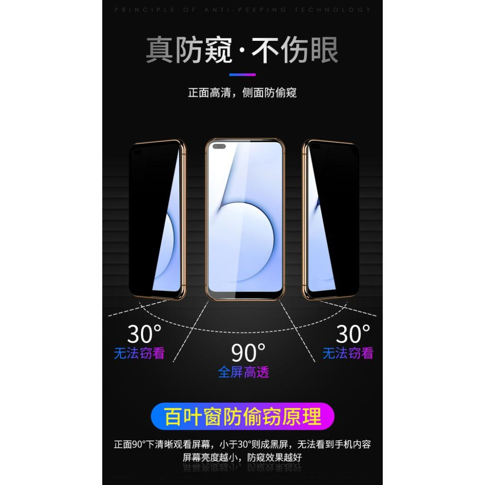 【滿版高透防窺】realme X50 / X50 Pro 全屏 防偷窺 防窺膜 鋼化玻璃貼 鋼化膜 貼膜 螢幕保護貼 - RSE 3C 手機配件 - iOPEN Mall
