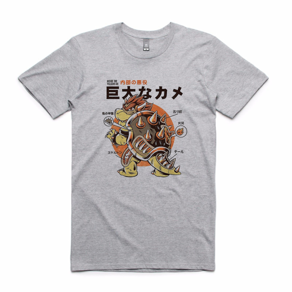 Bowserzilla 短袖T恤 3色 日本 怪獸 酷斯拉 哥吉拉 GODZILLA Japanese - BRMC T恤專賣店 ...