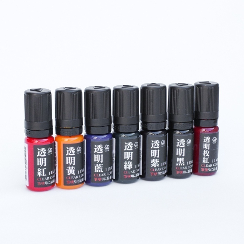 [从人] 九五二漆 水性筆塗 透明漆 CLP 系列 透明色 11ml 9527 環保 低毒性 模型漆 筆塗漆 彩色透明 - 从人模型玩具 - iOPEN Mall