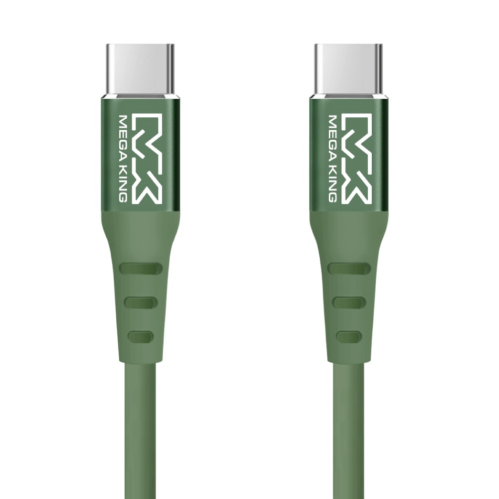 MEGA KING 原廠公司貨 3A Type-C to Type-C 高速充電親膚線- 100cm (支援60W) - CASESSI 購物 ...