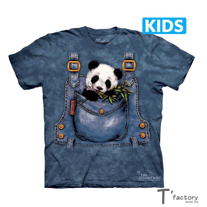【T＇factory】The Mountain正美國現貨T恤 (童XL號) 幼童/兒童 工作服裡的熊貓短袖Tee - TFactory ...