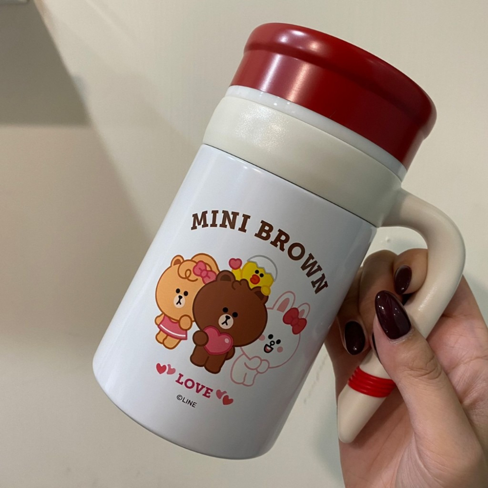 SOGO來店禮 LINE FRIEND 友想溫暖你/保溫杯 500ml - 泰香旺旺屋