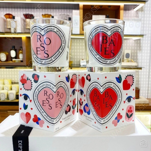 新品上市【Diptyque】2024 情人節禮物 限量 限定 香氛蠟燭 蠟燭 漿果 玫瑰 190g 收藏 - 泰香旺旺屋 - iOPEN Mall