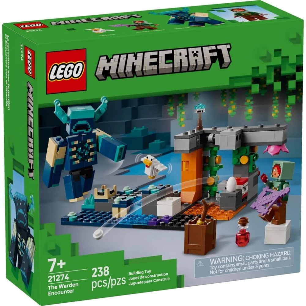 [樂享積木] LEGO 21274 循聲守衛遭遇戰 Minecraft系列 - 樂享積木樂園 - iOPEN Mall