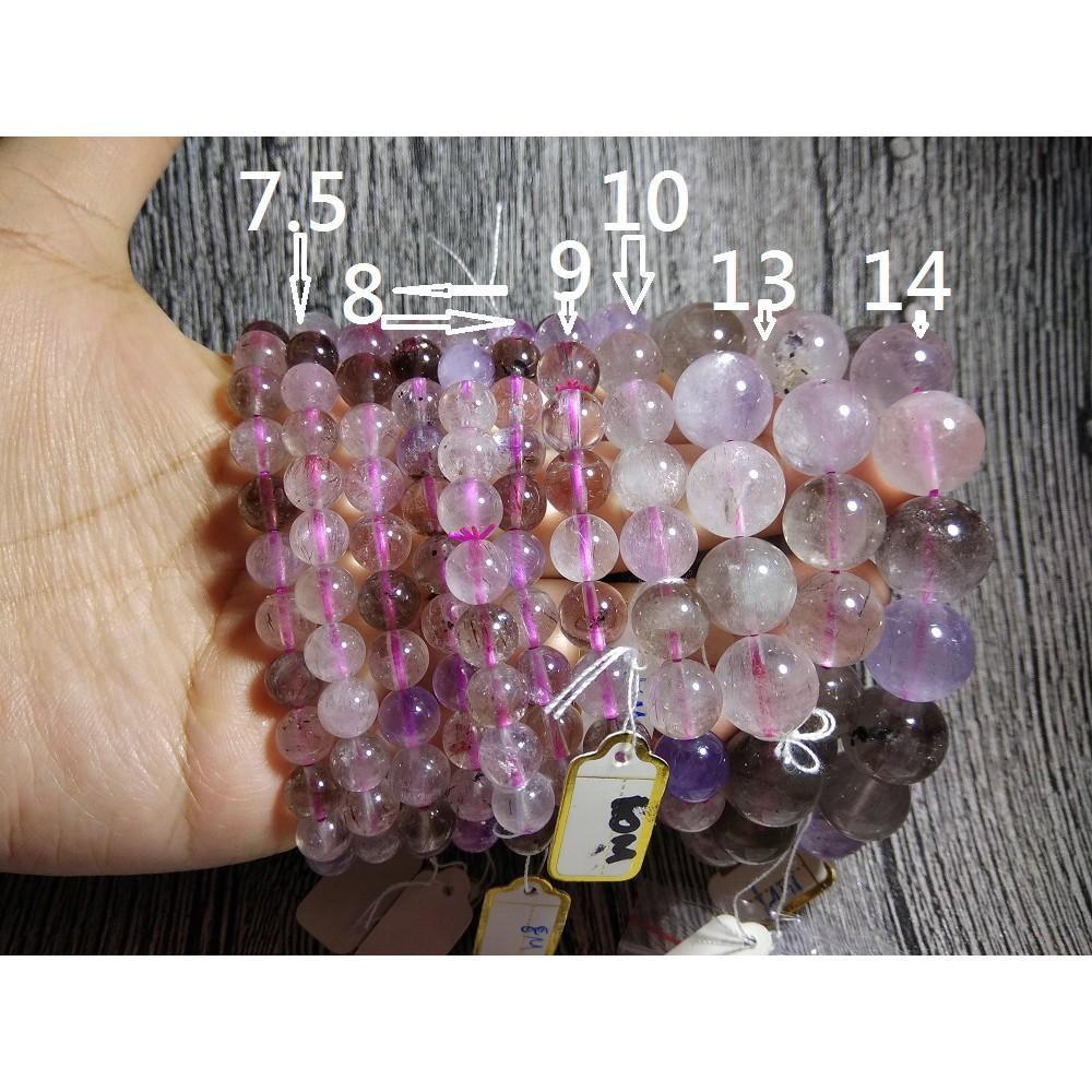 天然強大的三輪骨幹超七水晶貴但值得擁有超7圓珠單圈手鍊手珠手串手環珠寶玉石首飾飾品各尺寸任選隨機出貨 - richwomen