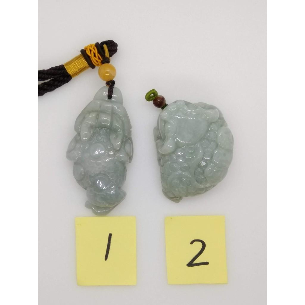 天然緬甸玉翡翠三腳蟾蜍動物吊墜墜子玉墬掛件玉珮項鍊珠寶寶石首飾飾品任選-F組 - richwomen - iOPEN Mall
