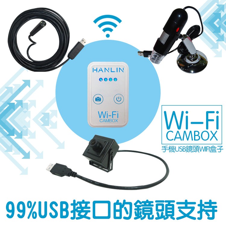 檢修人員必備HANLIN CAMBOX （手機觀看-USB鏡頭WIFI盒子） - 小蘋果手機配件 - iOPEN Mall