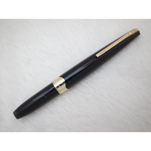 B037 白金 日本製 黑桿短鋼筆 18k細軟尖(7.5成新) - 御用の万年筆を嚴選 - iOPEN Mall