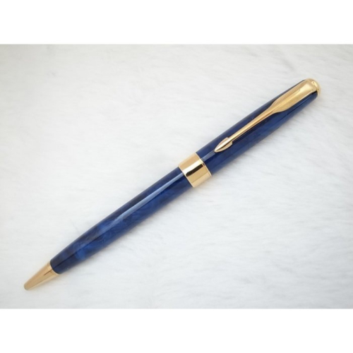 A786 派克 法國製 商籟藍雲漆高級原子筆(9.5成新有刻字) - 御用の万年筆を嚴選 - iOPEN Mall