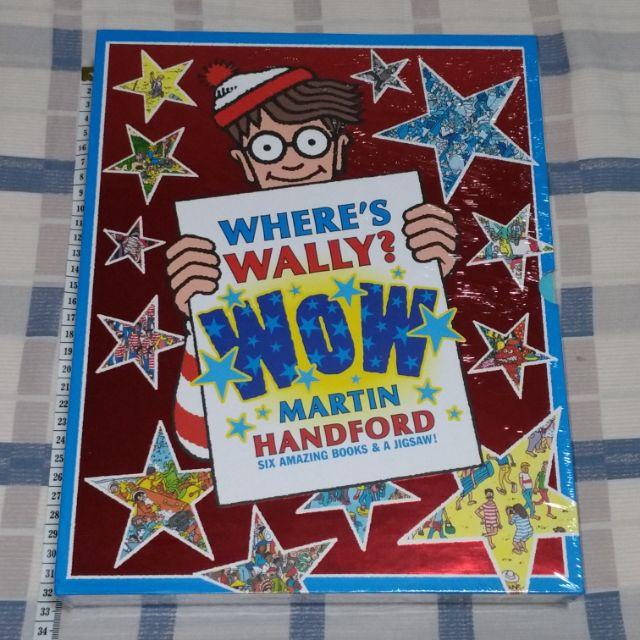 威利在哪裡 6本 + 拼圖 眼力 觀察 考驗 WHERE＇S WALLY? WOW 尋找威利 Waldo book 找找 - 美少女戰士 lockykimo