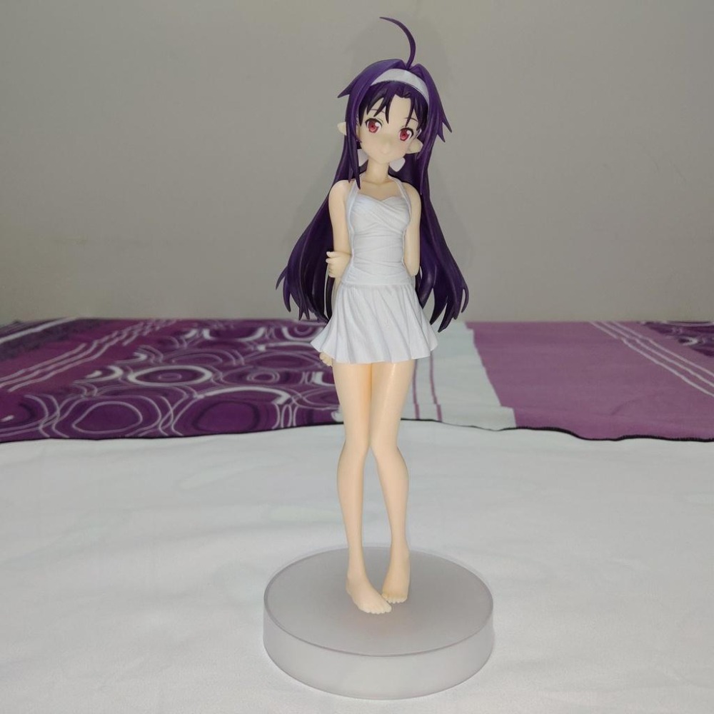 日版 正版 刀劍神域 SAO EXQ 絕劍 紺野木綿季 有紀 白色洋裝 公仔 景品 二手 展示品 現貨 無盒 實際拍攝 - 美少女戰士 ...