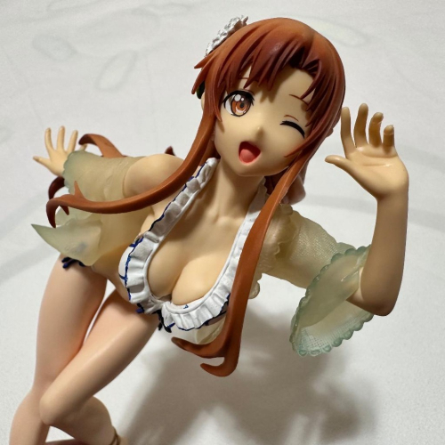 日版 正版 EXQ FIGURE 刀劍神域 亞絲娜 SAO 記憶重組 泳裝 公仔 景品 二手 無盒 現貨 實際拍攝 - 美少女戰士 lockykimo