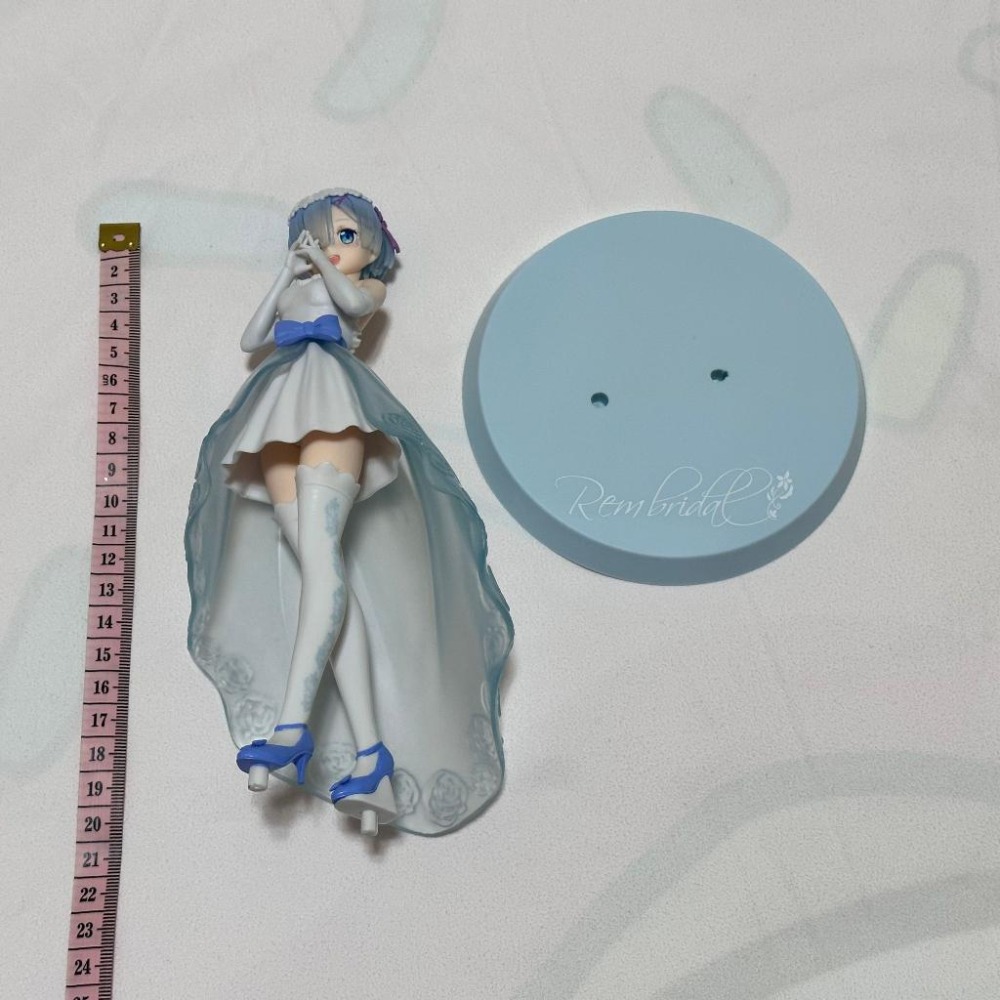 日版 正版 從零開始的異世界生活 SPM 雷姆 Bridal 婚紗 新娘 禮服 公仔 景品 二手 無盒 現貨 實際拍攝 - 美少女戰士 lockykimo