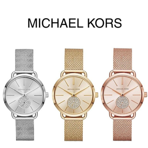 Michael Kors 金屬 鋼帶 網眼 水鑽 mk3843 mk3844 mk3845 mk 錶 - feisha boutique ...