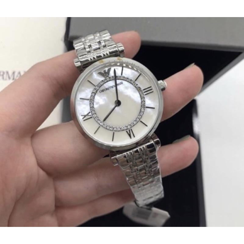 Emporio Armani ar1907 ar1908 ar1909 貝殼 珍珠 玫瑰金 水鑽 手錶 ar 錶 AR - feisha ...