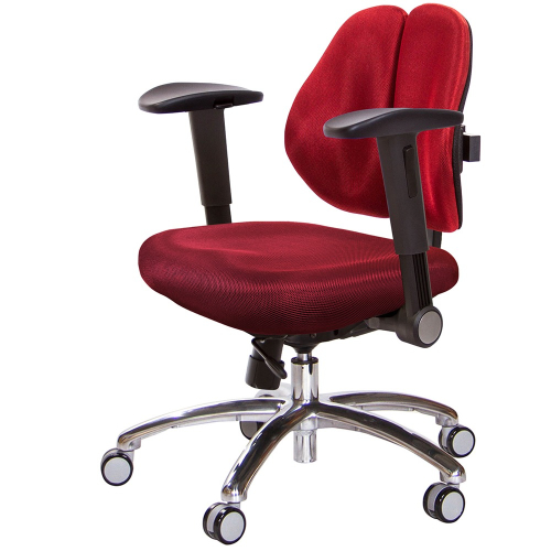 GXG 低雙背 工學椅(鋁腳/摺疊滑面扶手) 型號2605 LU1J - GXG生活家具 - iOPEN Mall