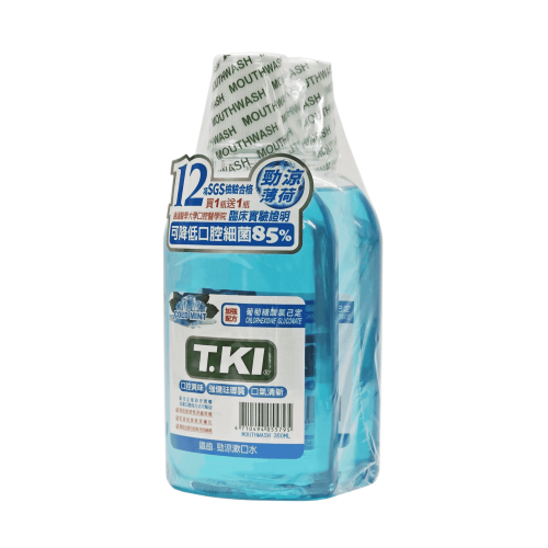 T.KI 勁涼漱口水350ml 1組(1+1) 勁涼薄荷 - 健而美生活廣場 - iOPEN Mall