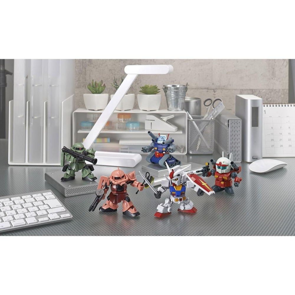 【鋼普拉】BANDAI SD鋼彈 SDCS OP-07 ZAKU II 紅薩克 II 體型擴充組 強化骨架 增強型骨架 - eYeCam 鋼普拉