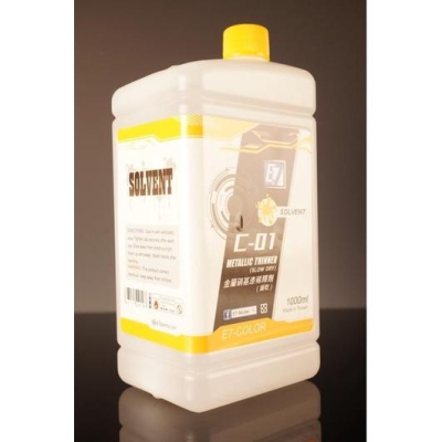 【鋼普拉】現貨 E7 COLOR C01 金屬+緩乾硝基漆稀釋劑 (1000ml) C系列專用稀釋劑 模型噴漆 模型 - eYeCam 鋼普拉