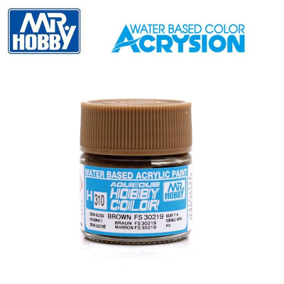 【鋼普拉】現貨 MR.HOBBY GUNZE 郡氏 GSI H-310 H310 水性漆 半光澤棕色 模型漆 10ml - eYeCam 鋼 ...