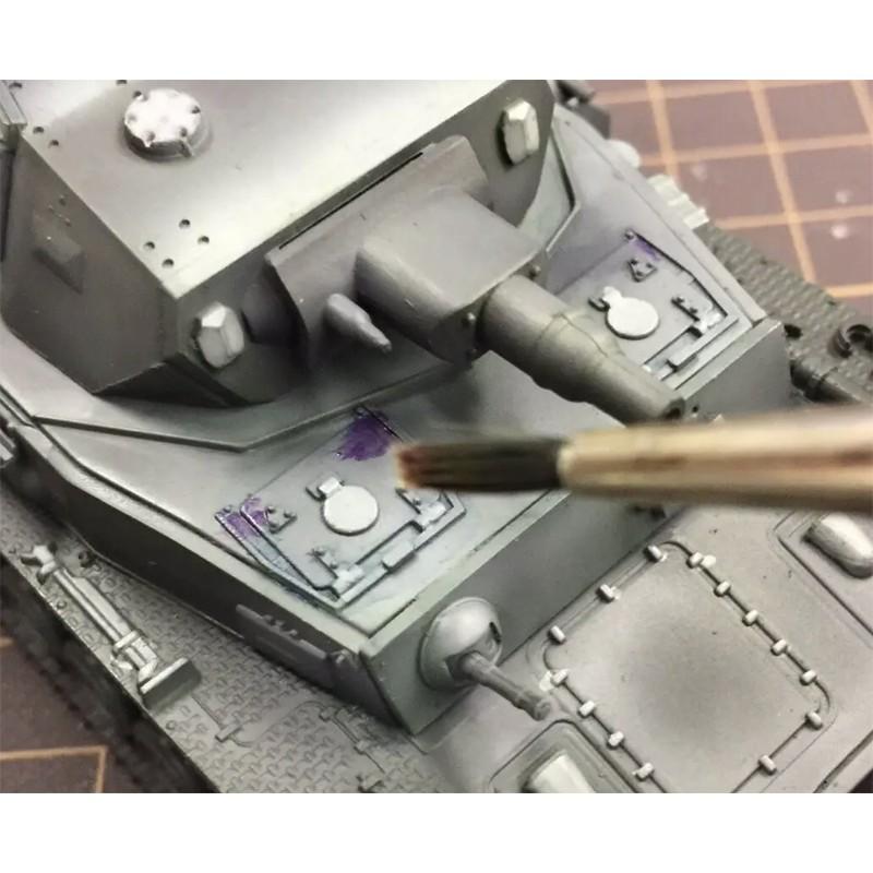 【鋼普拉】現貨 MR.HOBBY GUNZE 郡氏 GSI WC11 軍事 模型 舊化漆 層紫色 油性 墨線液 40ml - eYeCam 鋼 ...