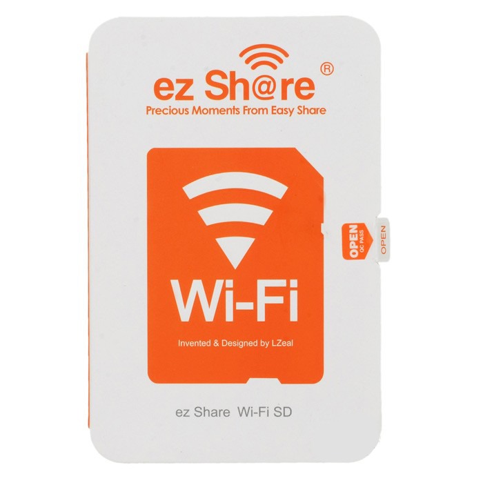 【eYe攝影】現貨 全新 第四代 ezShare WIFI 相機記憶卡 SD XT2 LX7 5D3 700D GF5 - eYeCam 鋼普拉 - iOPEN Mall