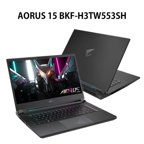技嘉 AORUS 15 BKF-H3TW553SH i7-13620H/RTX4060/16G/512G 15.6吋筆電 - 米特3C數位