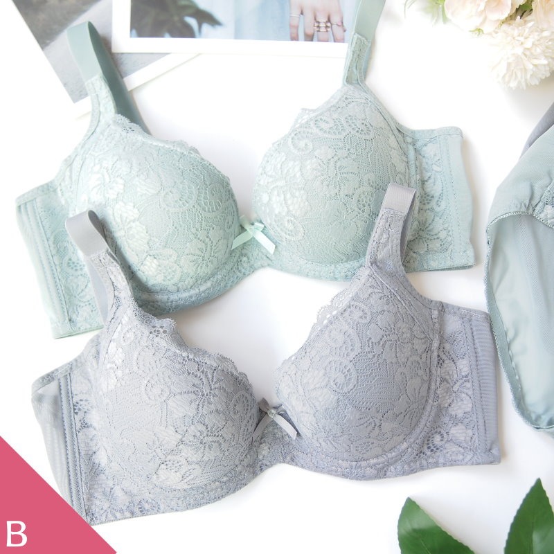 舒適軟鋼圈蕾絲調整型內衣。側邊加高 更包覆。34B 36B 38B 40B B罩8873 - 星光平價內衣台灣製內衣12/13-12/19賣場公休