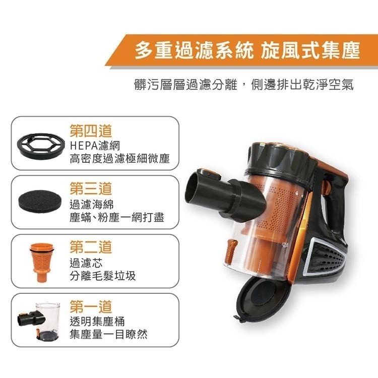 【現貨x免運費x發票】kolin 歌林 有線強力旋風吸塵器 KTC-SD401 HEPA濾網 直立吸塵器 手持吸塵器 - 【B&S】 愛生活網路實體店