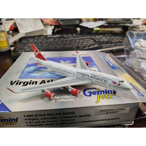 1:400 英國維珍航空 Virgin Atlantic 747-400 NO WAY BA/AA GJ製作 - 85dream ...