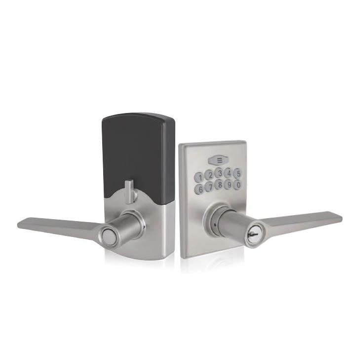 【FAULTLESS 加安】門鎖 電子鎖 黑色 銀色 KL-308P KL308P 按鍵式電子鎖 水平把手 代客安裝 - 上安建材行 - iOPEN Mall