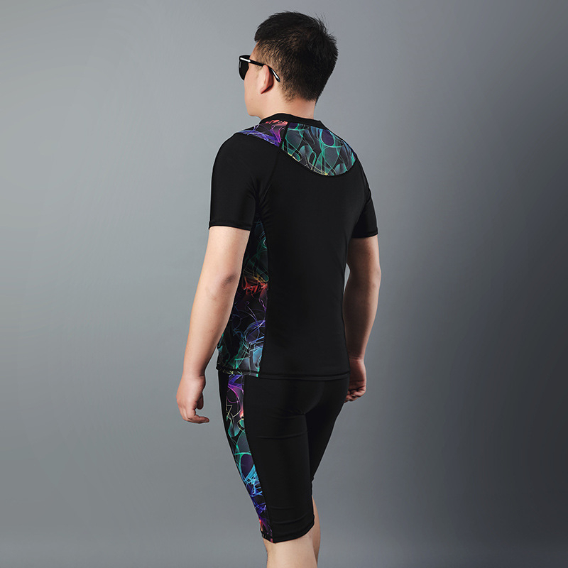 2XL-9XL 特大尺碼 男生泳衣 大尺碼泳衣 兩件式泳衣 大尺碼泳褲 潛水衣 速乾水母衣 防曬泳裝 - INCOMPARABLE - iOPEN Mall