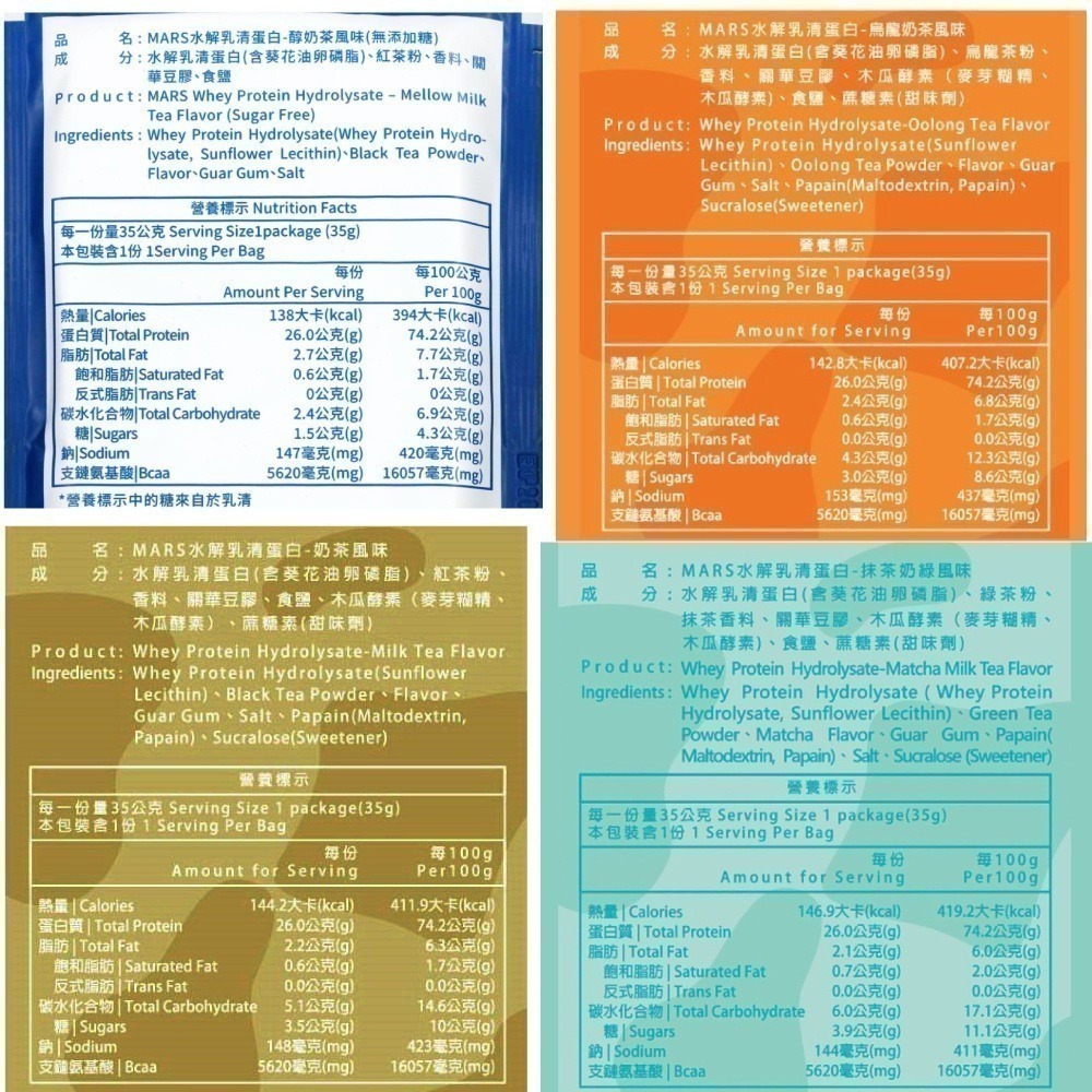 戰神 MARS 乳清蛋白 水解多效乳清 高能量 乳清隨手包 35g/包(60包送2包 最低單包41元起 授權經銷) - 專品藥局 - iOPEN Mall