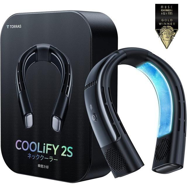 【日本代購】TORRAS COOLIFY 2S 頸部散熱 掛頸式風扇 ‎‎FG1B 黑色 (2023電力加強版) - 及時雨百貨商城 - iOPEN Mall